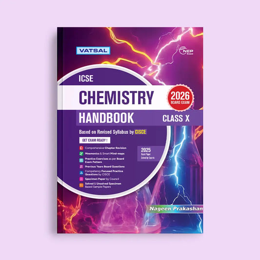 Vatsal Chemistry Handbook Class 10 ICSE 2026 Board Exam – Nageen Prakashan